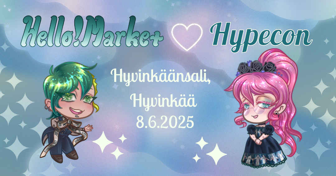 Hello!Market ♡ Hypecon • 8.6.2025 • Hyvinkää – Hellocon